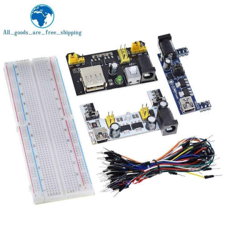 Special Offers 3.3V/5V MB102 Breadboard Power Module+MB-102 830 Points Prototype Bread Board For ...