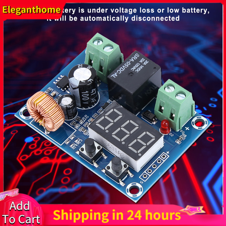 XH-M609 12-36V Digital Display DC Battery Low Voltage Disconnect ...