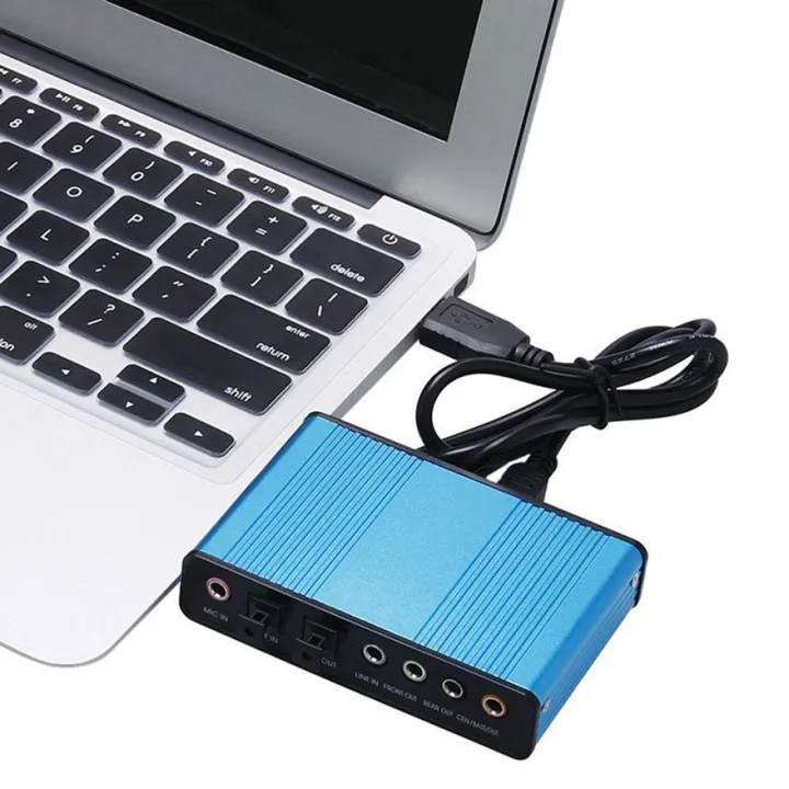 Sound Card External 5.1 Suround USB untuk Laptop/PC | Lazada Indonesia