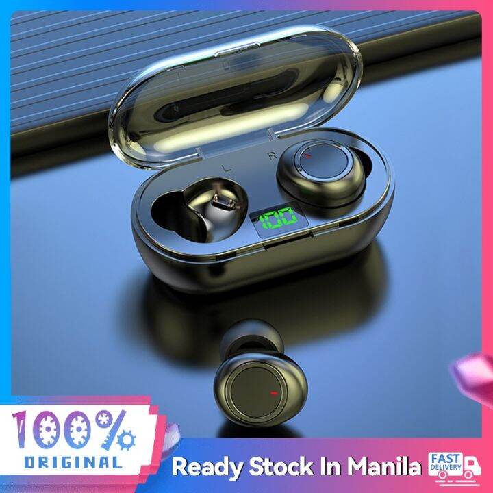[Manila stock] TWS Wireless Bluetooth Earphone Y60 LED Display Touch ...