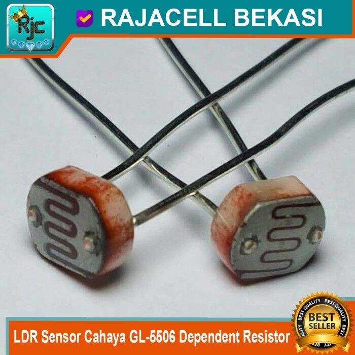 2pcs LDR Sensor Cahaya GL-5506 Light Sensor Dependent Resistor Photo ...