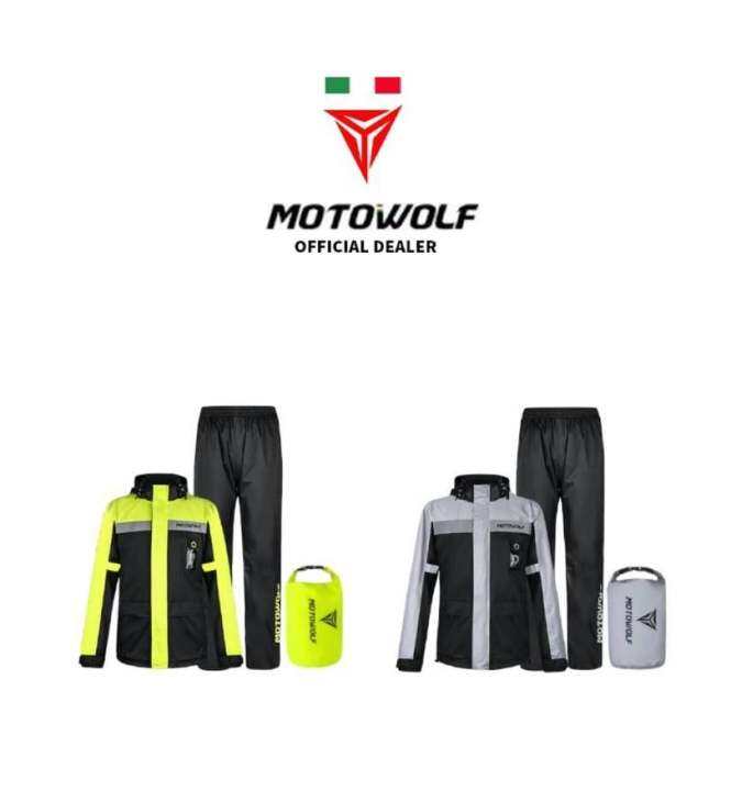 Original MOTOWOLF Raincoat 0402 - V2 | Lazada PH