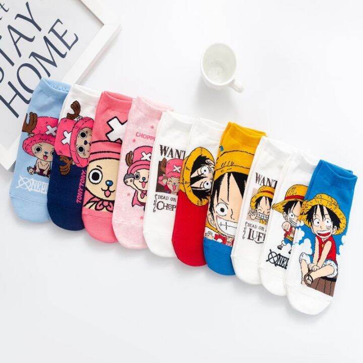 Cocozy Iconic Socks Japan Anime One Piece Luffy Chopper Ankle Cut ...
