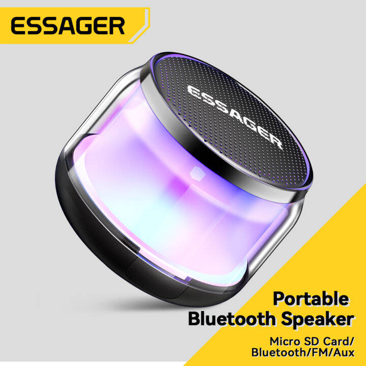 Essager Portable Bluetooth Speaker AUX Memory card Super Bass ...