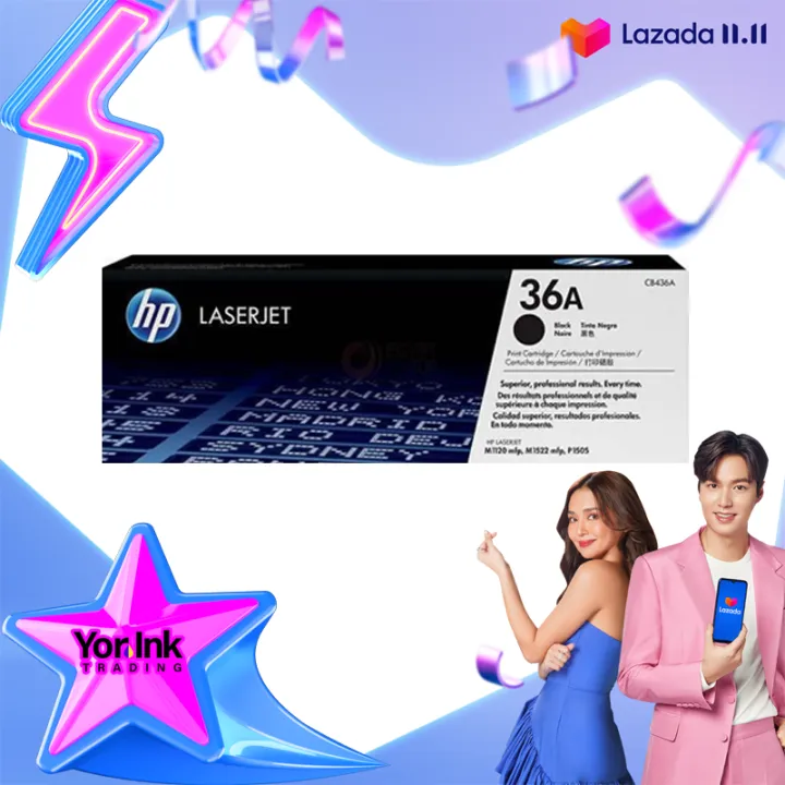 HP 36A Black Original LaserJet Toner Cartridges (CB436AF) | Lazada PH