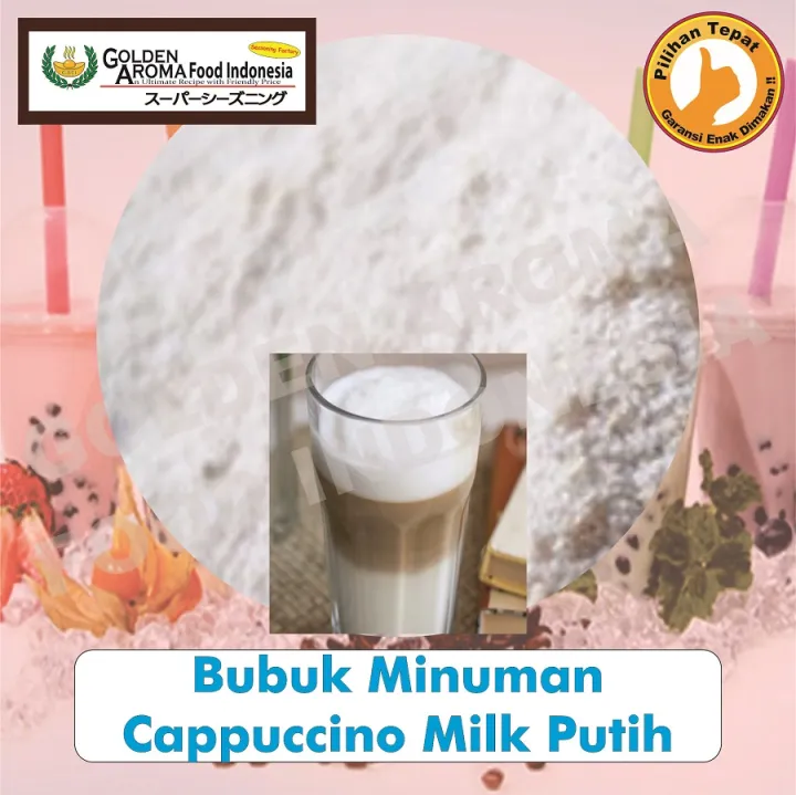 Bubuk Minuman Rasa Cappucino Milk Putih 1 Kg Serbuk Cappuccino Capucino ...