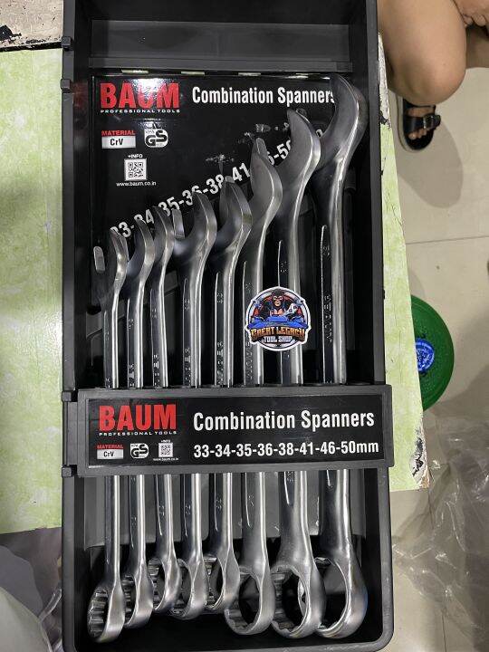 Baum 8pcs Combination Wrench Set 33mm To 50mm | Lazada PH
