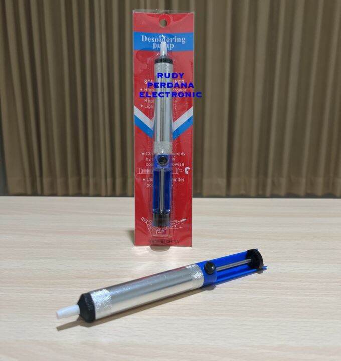 SEDOTAN POMPA TIMAH SOLDER METAL DESOLDERING PUMP SILVER | Lazada Indonesia