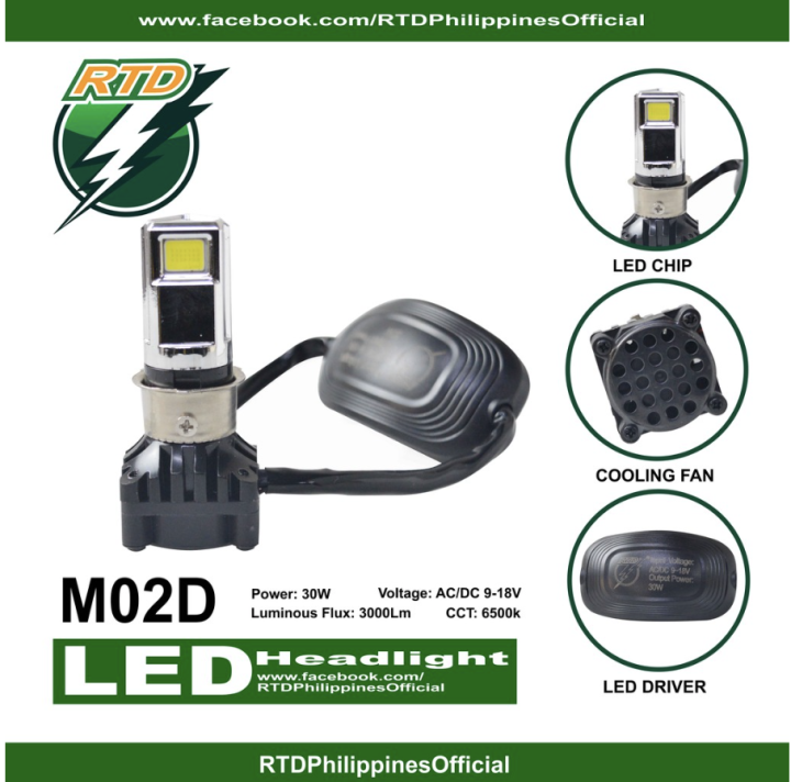 RTD RAYTON LED HEADLIGHT M02D-AC | RTD PHILIPPINES OFFICIAL | Lazada PH