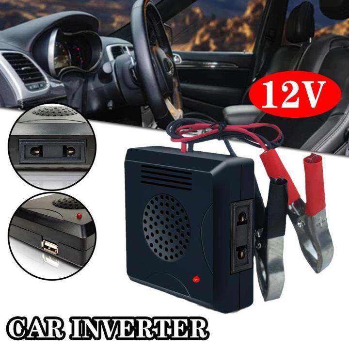 Modified Sine Wave Inverter Power 180W DC 12V AC 220V Car USB Mobile ...
