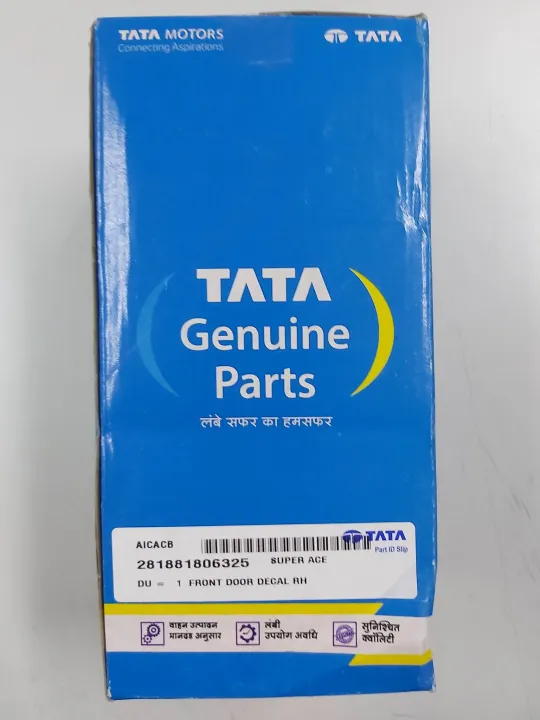 Tata Super Ace Mint DLS 1.4L EURO4 LHD Front Door Decal RH | Lazada PH
