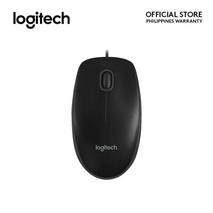 ๑ Logitech B100 red U Mouse 3Buttons Optical Tracking Ambidextrous PC ...