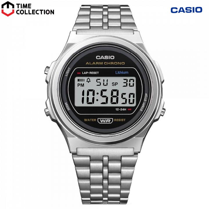 Casio Digital Vintage Watch A171WE-1A w/ 1 Year Warranty | Lazada PH