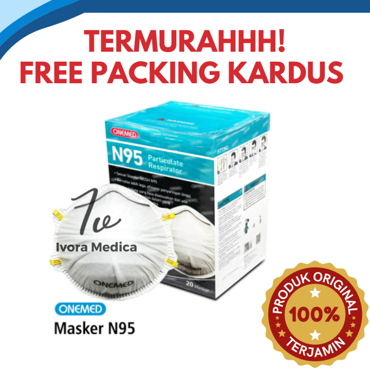 Masker N95 Onemed BOX isi 20 pcs | Lazada Indonesia