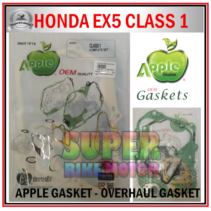 Apple Gasket - HONDA EX5 CLASS 1 - Overhaul Gasket Full Set | Lazada
