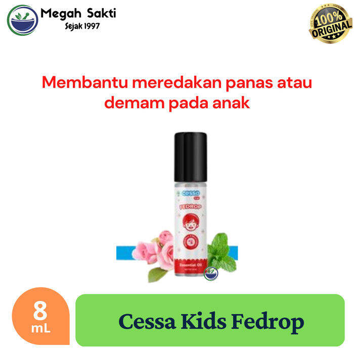 Cessa Kids Fedrop - Essential Oil Penurun Panas dan Demam Anak MERAH ...