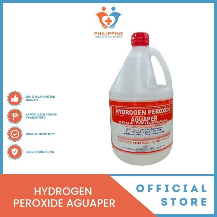 HYDROGEN PEROXIDE (AGUAPER) Agua Oxigenada 1 gallon | Lazada PH