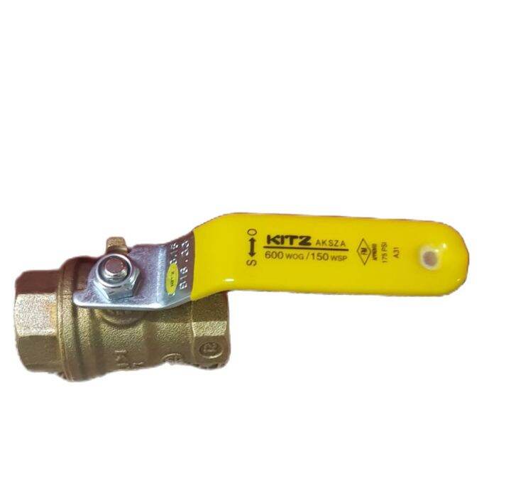 KITZ BRASS BALL VALVE 1/4 ; 3/8 ; 1/2 ; 3/4 ; 1; 1-1/4 ; 1-1/2 ; 2 ; 2-1/2 ; 3 ; 4 INCHES ...