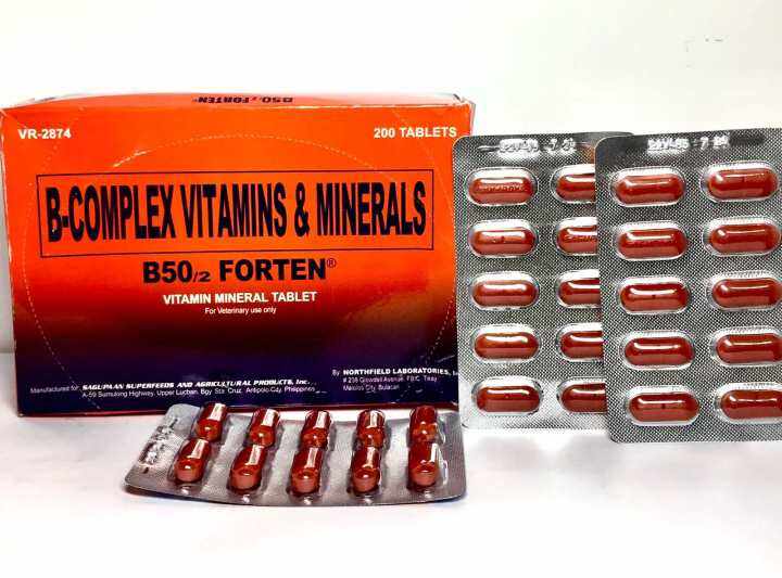 [SOUTH VET] 30 tablets B50 Forten B-Complex Vitamins & Mineral ...