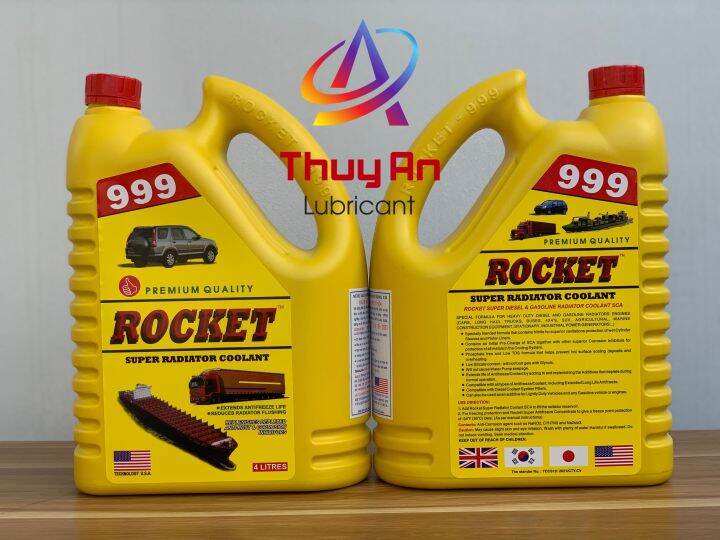 Nước Làm Mát Động Cơ Rocket 999 (màu xanh) 4L | Lazada.vn