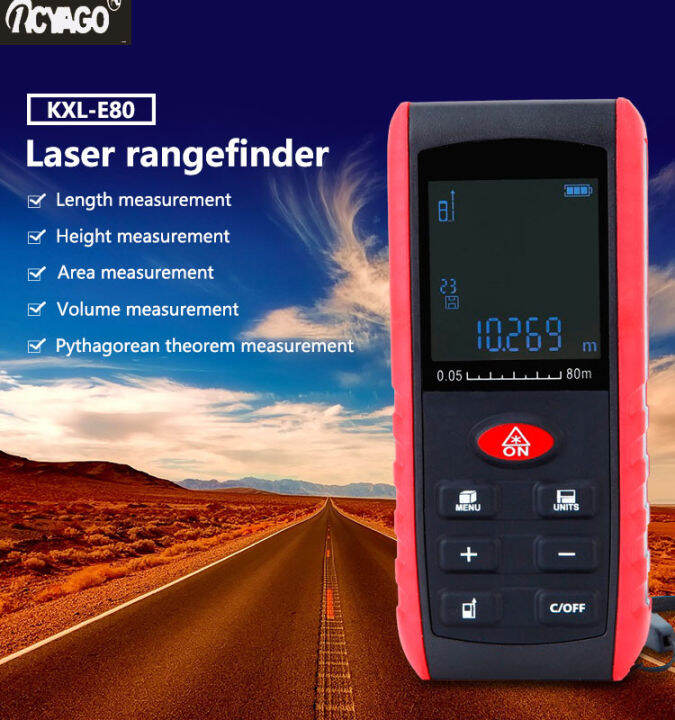 Digita Laser distance meter Laser Rangefinder ruler Distance Measuring ...