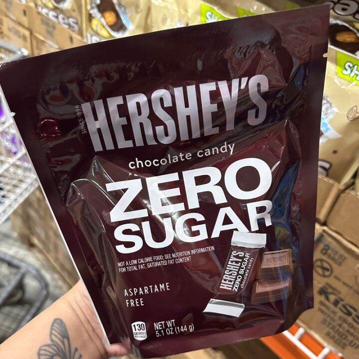 Hershey’s Special Dark Zero Sugar Chocolate Candy Bar 144g Baking ...