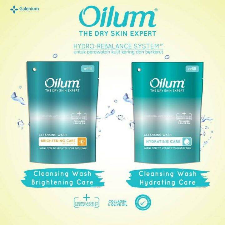 Oilum Hydrating / Brightening Care Cleansing Wash Pouch 175 mL Sabun ...
