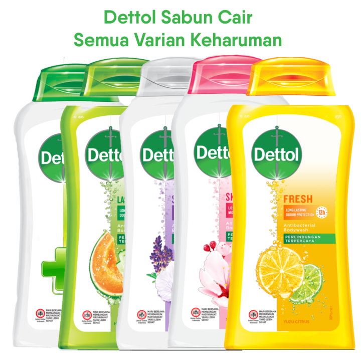 Dettol Body Wash Sabun Cair Semua Varian Keharuman 300 mL | Lazada Indonesia