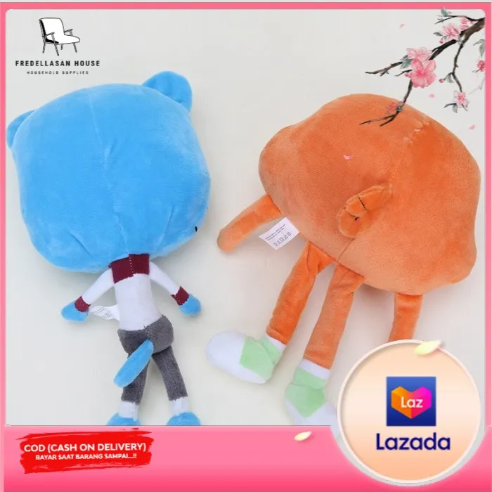 Boneka Plush Model The Amazing World of Gumball Gumball | Lazada Indonesia