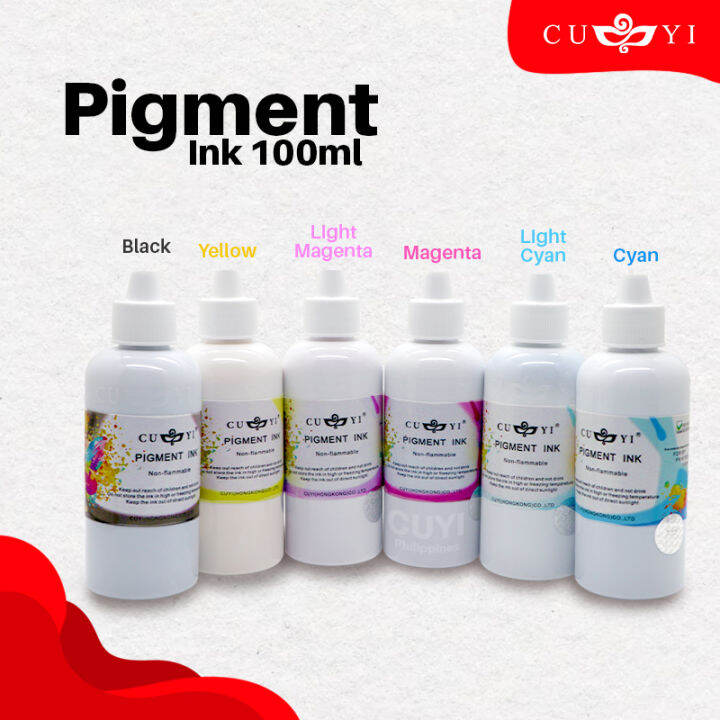 CUYI Pigment Ink 100ml (6 Colors) | Lazada PH