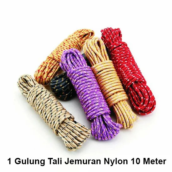 Tali Jemuran Baju Nylon 10m Tali Tambang Nylon Tali Jemuran 10 Meter ...