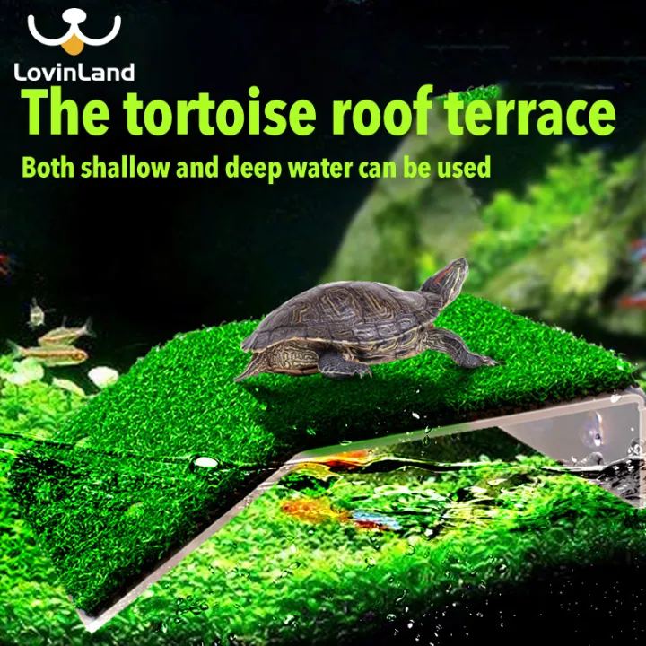 Lovinland Turtle Basking Platform Aquarium Moss Island Climbing Turtle ...