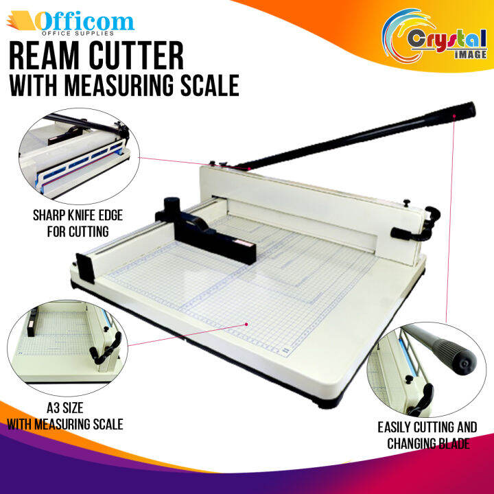 Officom Ream Cutter A4 / A3 Size Metal Based Paper Cutter | Lazada PH