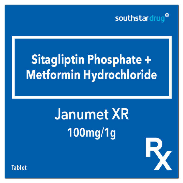 Rx: Janumet XR 100mg / 1 g Tablet | Lazada PH