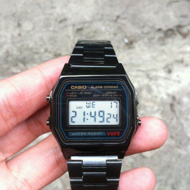 CASIO VINTAGE A168 STAINLESS BLACK OEM | Lazada PH