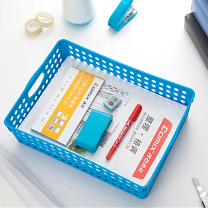 Qixin B2119 file basket file column storage box A4 plastic basket file ...