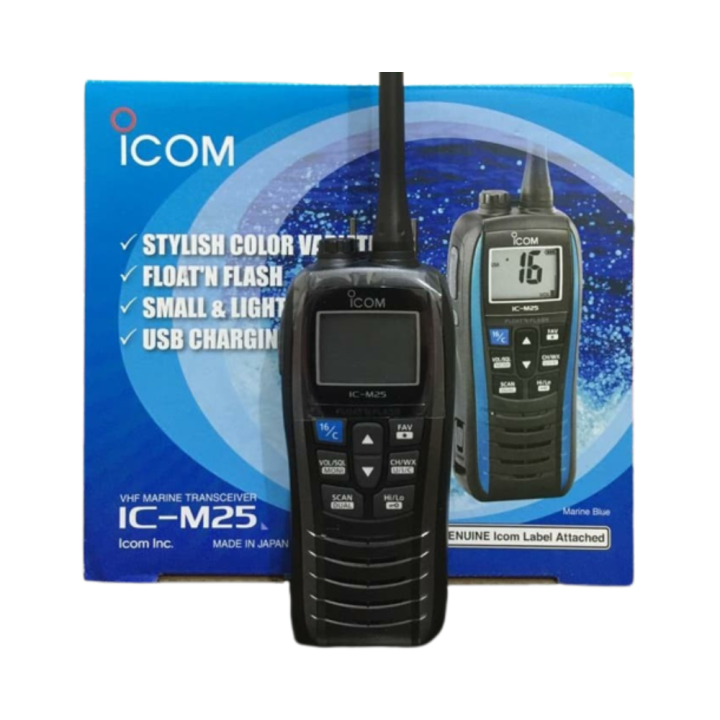 370121IC WALKIE TALKIE ICOM MODEL IC-M25 | Lazada