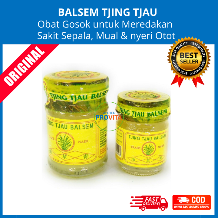 BALSEM TJING TJAU 20g & 36g--Sebagai obat gosok untuk meredakan sakit ...