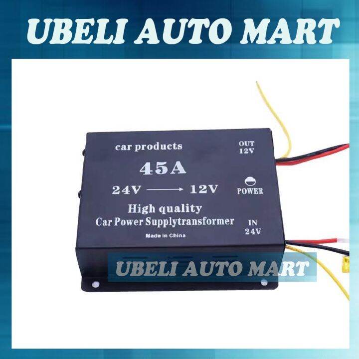 24V to 12V Car DC Power Electric Buck Transformer Converter Adapter 45A ...