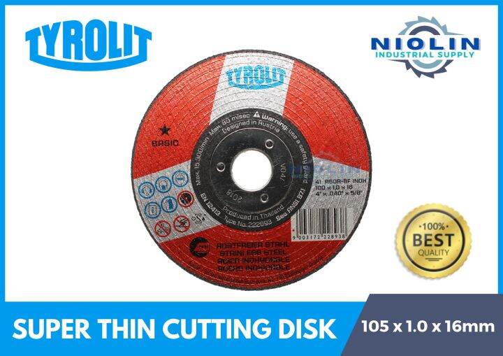 Original TYROLIT SUPERTHIN CUTTING DISC 4 Original TYROLIT SUPERTHIN CUTTING DISC 4