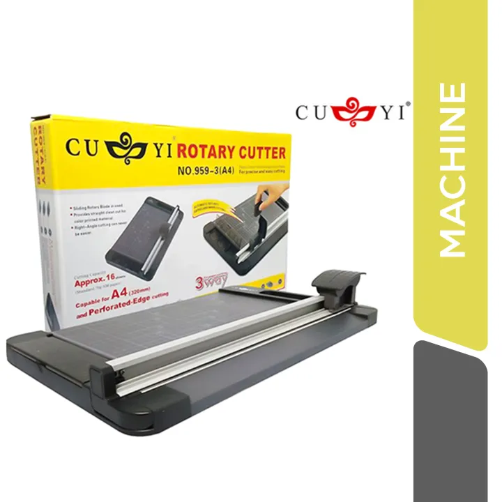 CUYI Rotary Sliding Cutter A4 (3 Way jielisi) | Lazada PH
