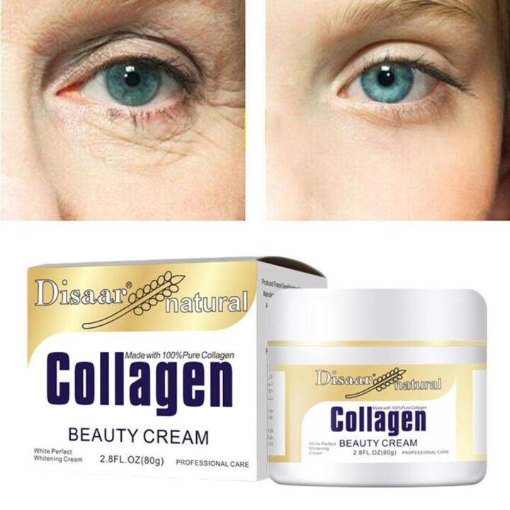 DISAAR Collagen Cream Face Cream Lighten Dark Spots Repair Damaged Skin ...