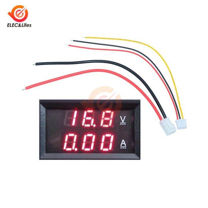 DC 200V 100V 10A LCD Digital Voltage Current Meter Tester Adjustable ...