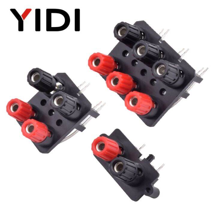 1pc 2 4 6 Positions Banana Plug 4mm Socket Connector External Audio ...