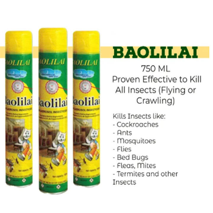 BAOLILAI AEROSOL INSECTICIDE 750ml MOSQUITO REPELANT SPRAY Insect ...