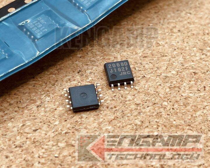 (1ตัว) [IC] NJM2068D DMP8 JRC LOW-NOISE DUAL OP-AMP แบบชิบ | Lazada.co.th