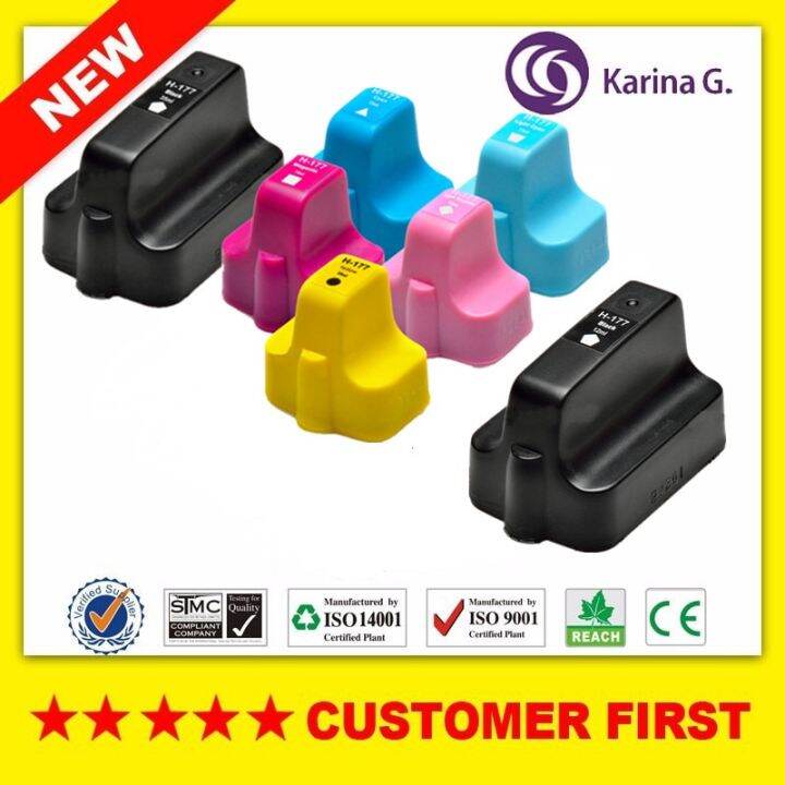 7X Compatible ink For HP177 177 suit for Photosmart 3310 8250 8253 ...