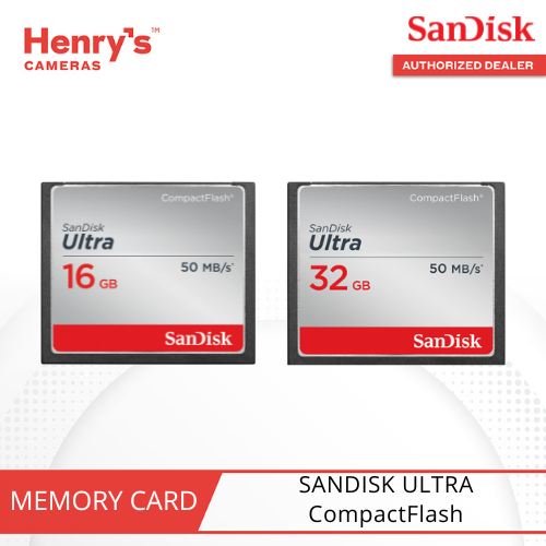 SANDISK ULTRA 16GB/32GB COMPACT FLASH CARDS For DSLR Cameras / HD ...