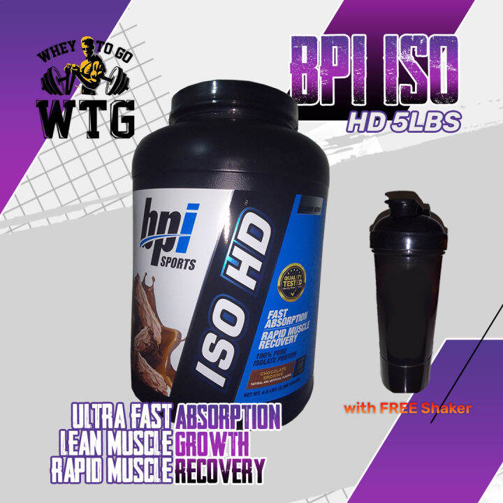 BPI sports Iso HD Whey Isolate 5lbs | Lazada PH