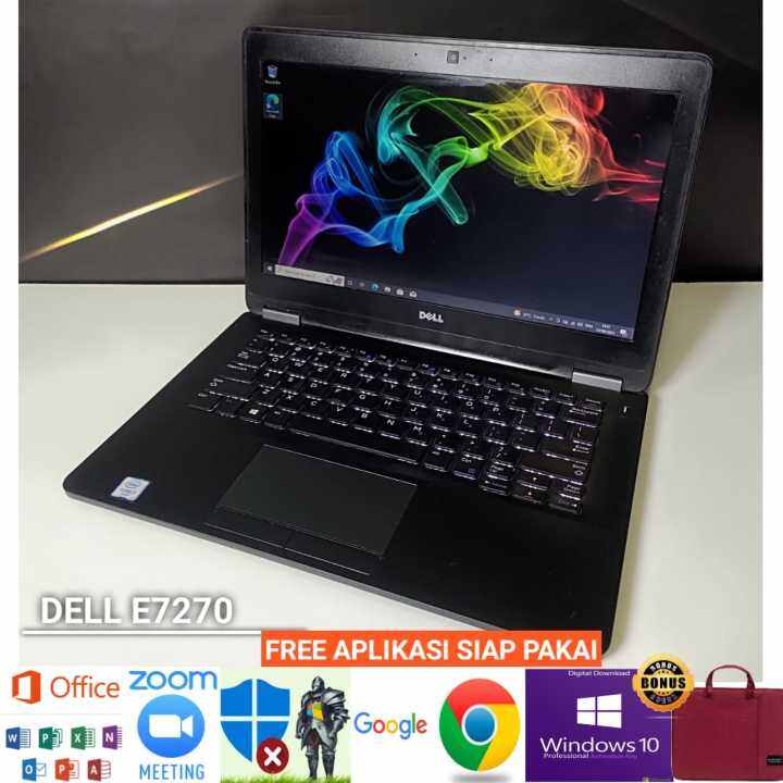 Laptop dell E7270 core i7 gen 6 ram 8gb SSD 128gb backlight - windows ...